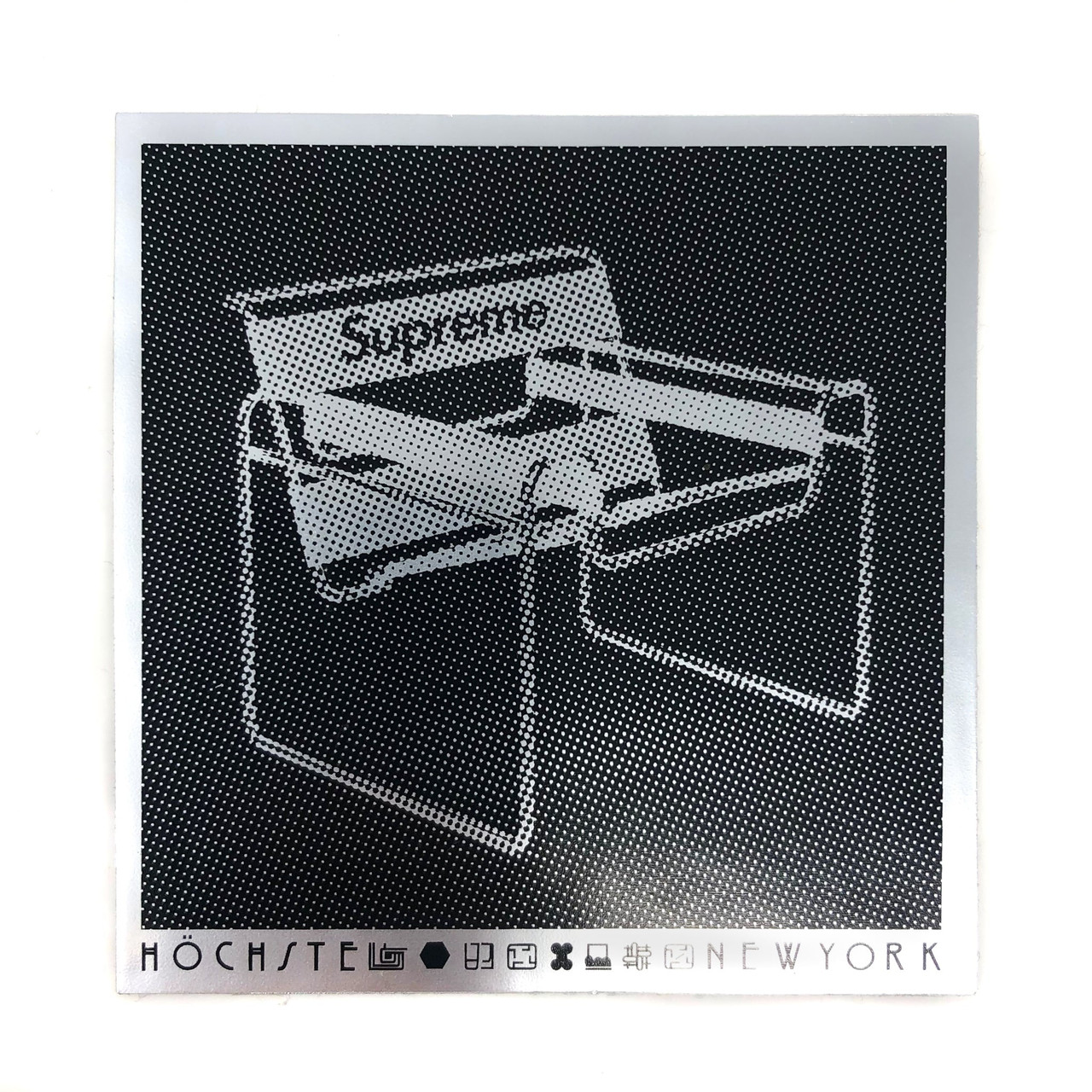 Supreme Chair Xray Sticker | Spring Summer 2018 | Supreme Stickers