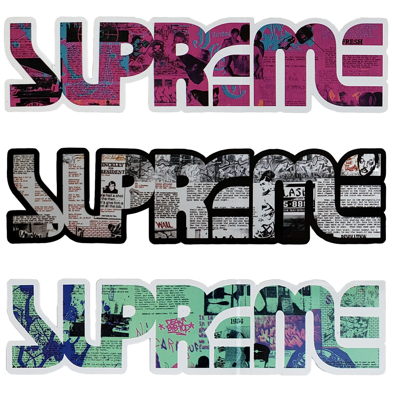 Supreme Phase 2 Stickers | Spring Summer 2007 | Supreme Stickers