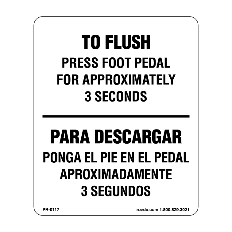 Sanitation Decals - Portable Restroom - Restroom Indicator Decals ...