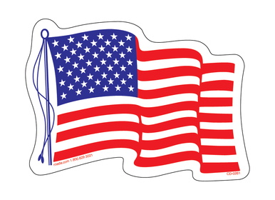 American Flag (Waving) Decal