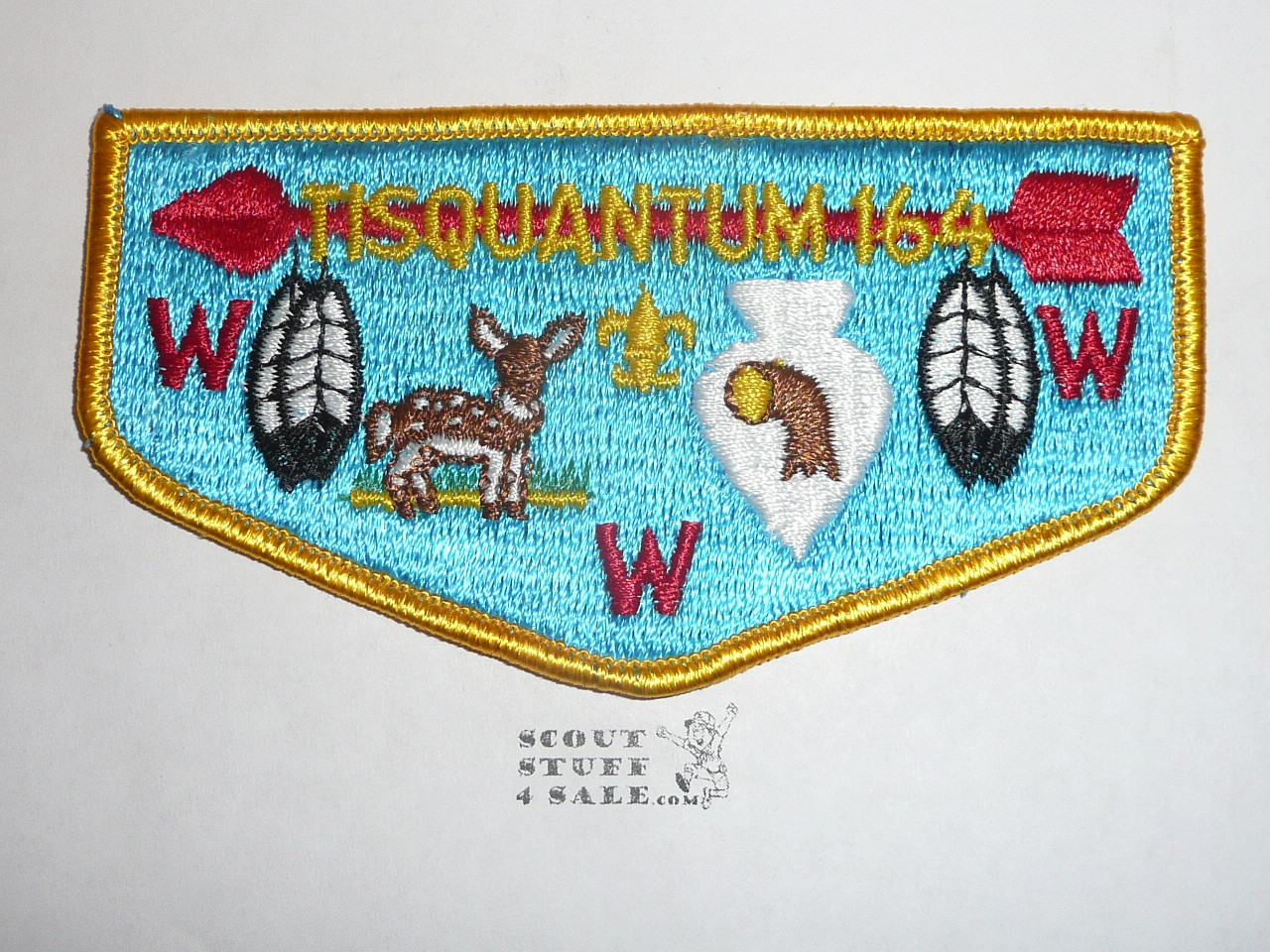 Order of the Arrow Lodge #164 Tisquantum s2 Flap Patch