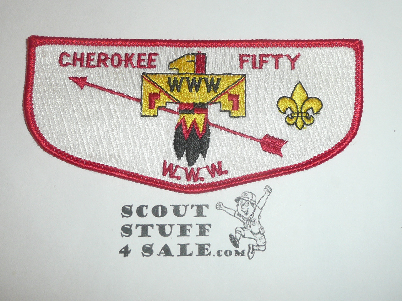 Order of the Arrow Lodge #50 Cherokee s4 Flap Patch