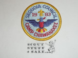 Camp Chawanakee Patch, Sequoia Council, 1983