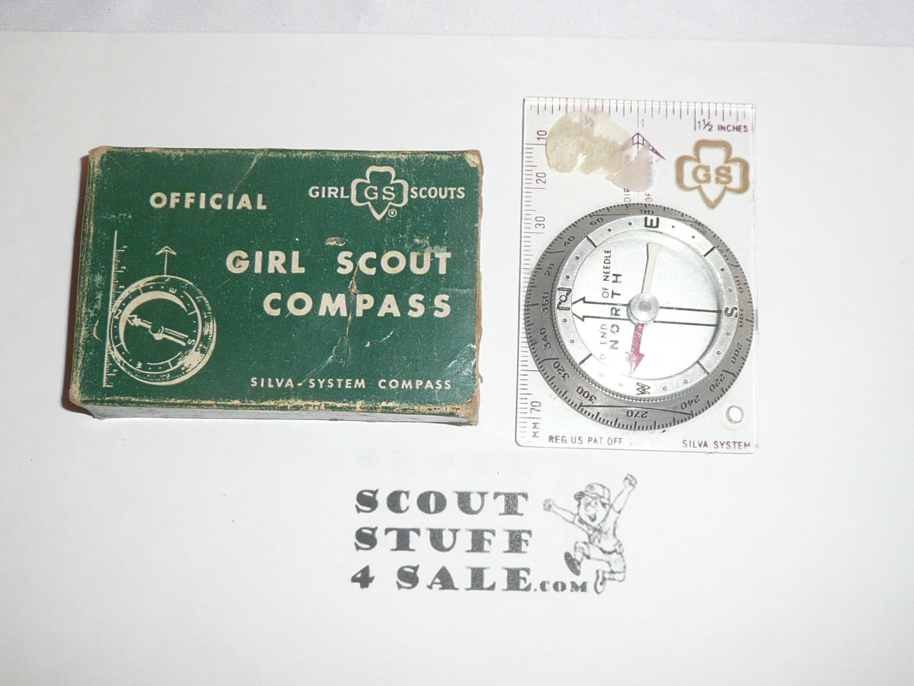 Girl Scout Compass made by Silva with Box
