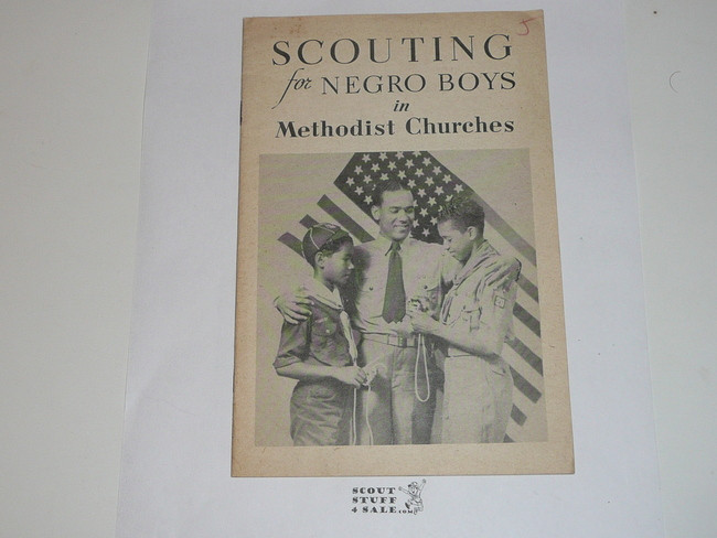 Methodist Scouting for Negro Boys in Methodist Churches on newsprint ...