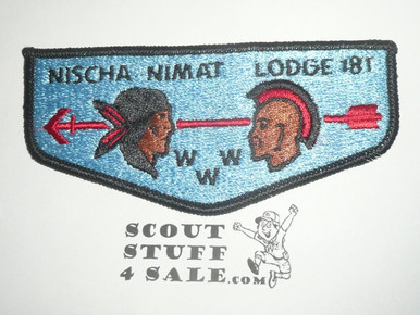Order of the Arrow Lodge #181 Nischa-Nimat s2 Flap Patch
