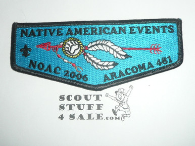 Order of the Arrow Lodge #481 Aracoma 2006 NOAC Native American Events ...