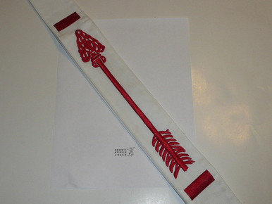 1970's Embroidered On Twill Brotherhood Order of the Arrow Sash, Single ...