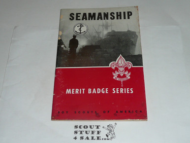 Seamanship Merit Badge Pamphlet, Type 6, Picture Top Red Bottom Cover ...