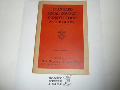 1951 Standard Local Council Constitution and Bylaws, 7-54 Printing