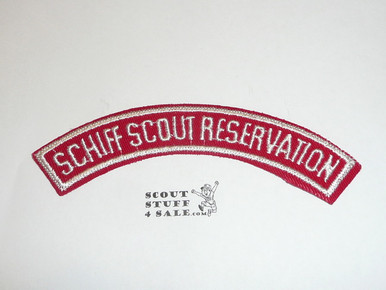 Schiff Scout Reservation RWS "SCHIFF SCOUT RESERVATION" Patch