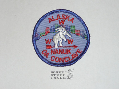 Order of the Arrow Lodge Nanuk #355 1970's Conclave Patch - Boy Scout