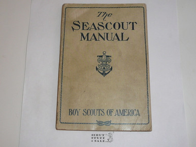 1920 The Sea Scout Manual RARE White Cover