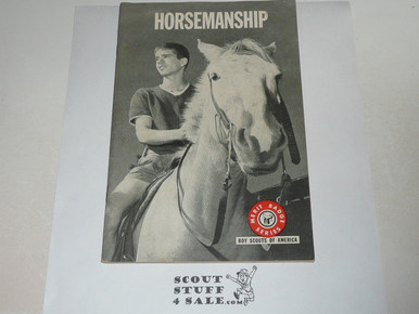 Horsemanship Merit Badge Pamphlet, Type 7, Full Picture, 5-70 Printing