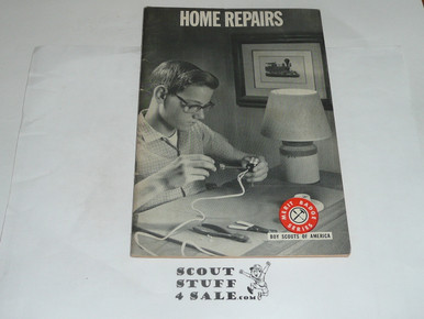 Home Repairs Merit Badge Pamphlet, Type 7, Full Picture, 12-68 Printing