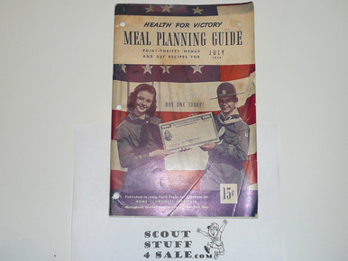 1944 WWII Meal Planning Guide Non Scouting but Scout Themed