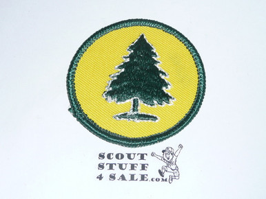 Pine Tree Patrol Medallion Yellow Twill with paper back 1972-1989