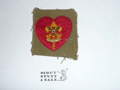 Life Rank Patch - 1942-1945 - Type 6a - Lt. use #2