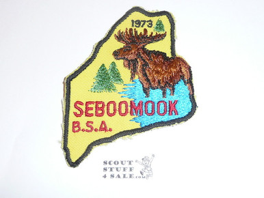 Maine Matagamon National Seabase SEBOOMOOK 1973 Participant Patch
