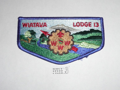 Order of the Arrow Lodge #13 Wiatava s15 Elangomat Flap Patch - Boy Scout