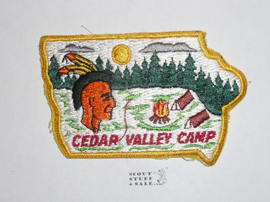 Cedar Valley Scout Camp Patch, c/e twill