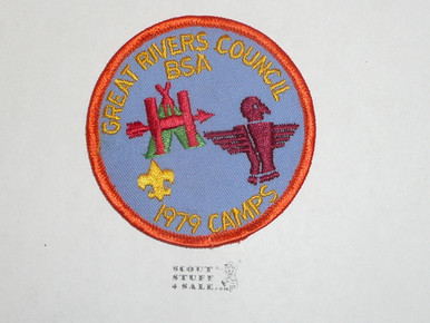 Great Rivers Council Camps Patch, 1979