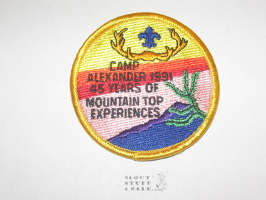 Camp Alexander Patch, Pikes Peak Council, 1991