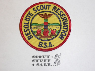 Resolute Scout Reservation, Patch, red r/e twill
