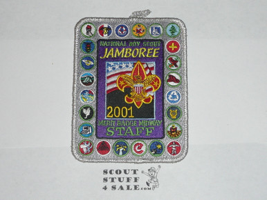 2001 National Jamboree Merit Badge Midway STAFF Patch