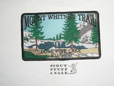 Vintage Mount Whitney Travel Souvenir Patch