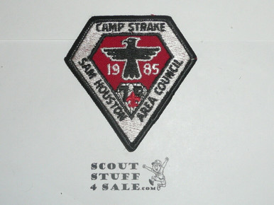 Camp Strake Patch, 1985, Sam Houston Area Council - Boy Scout