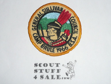 Camp Brule 1966 Patch, General Sullivan Council
