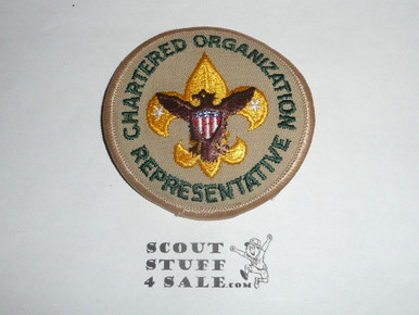 Chartered Organization Representative Patch, current
