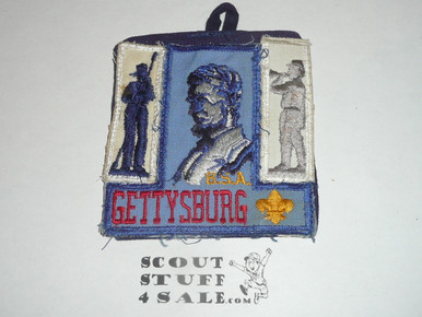 Historic Gettysburg Boy Scout Patch, with both segments