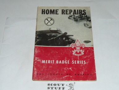 Home Repairs Merit Badge Pamphlet, Type 6, Picture Top Red Bottom Cover ...