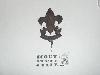 T.H. Foley 1912 3" Tall First Class Hat Pin, Boy Scout, VERY RARE