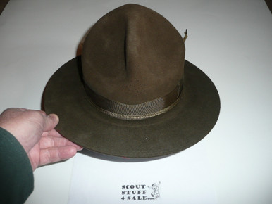 Official Boy Scout Campaign Hat (Smokey the Bear hat), size 6 1/2, Near ...
