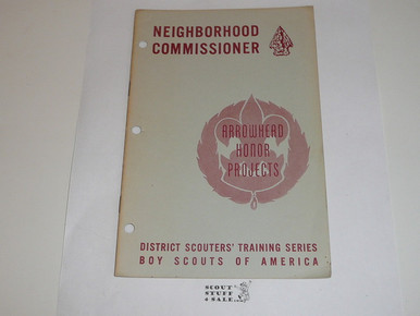 Arrowhead Honor Project Book, Neightborhood Commissioner, 11-61 printing