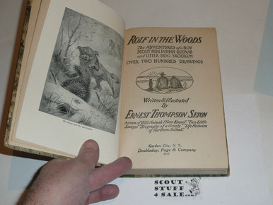 THE LIBRARY OF PIONEERING AND WOODCRAFT By Ernest T. Seton, 1925, 6 Vol ...