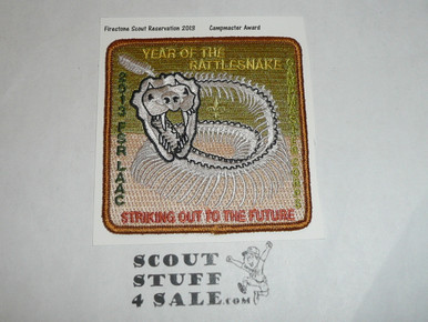 Firestone Scout Reservation, Campmaster Award Patch, 2013