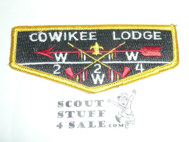 Order of the Arrow Lodge #224 Cowikee s8 Flap Patch