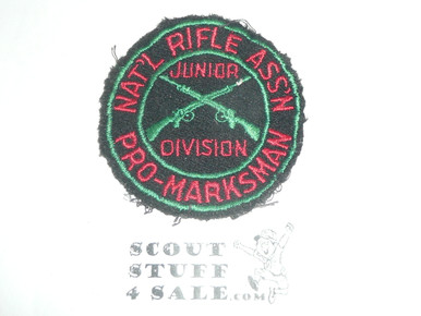 National Rifle Association NRA Junior Division Pro-Marksman Felt Patch ...
