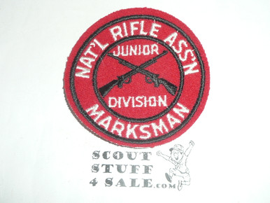 National Rifle Association NRA Junior Division Marksman Felt Patch ...