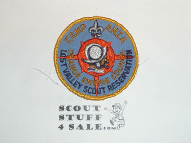 Camp Anza Patch, Orange Empire Council, lt blue twill w/yel bdr, lite use