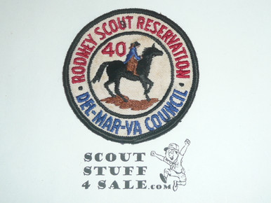 Rodney Scout Reservation Patch, Del-Mar-Va Council, 40th Anniversary