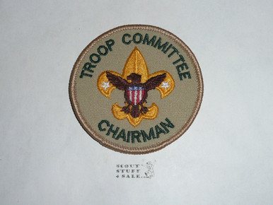 Troop Committee Chairman Patch, 1989-Present, lite use
