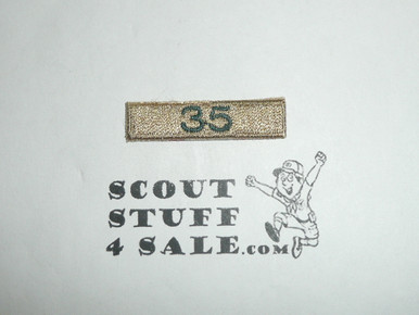 35 Year Troop Bar, Type 3 with "35"