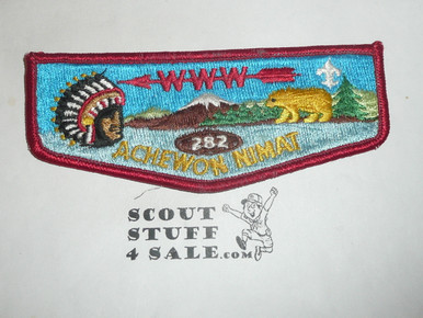 Order of the Arrow Lodge #282 Achewon Nimat s7 Flap Patch
