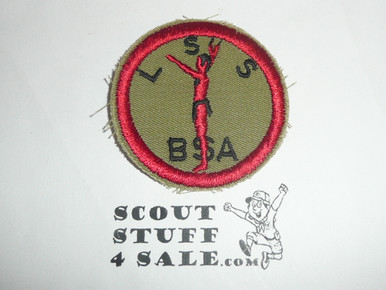 Lone Scout Service Patch, c/e twill with gauze back