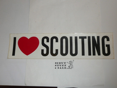 I Love Scouting Bumper Sticker